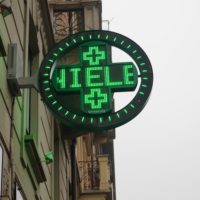 Sunrise Outdoor Waterproof LED Cross Display Sign