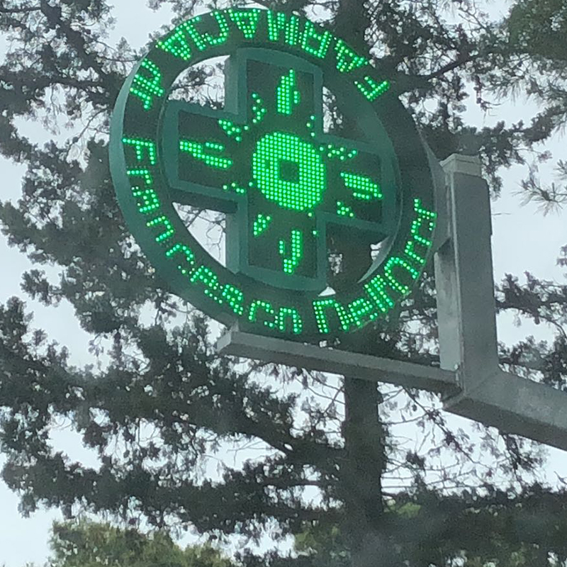 Sunrise Outdoor Waterproof LED Cross Display Sign