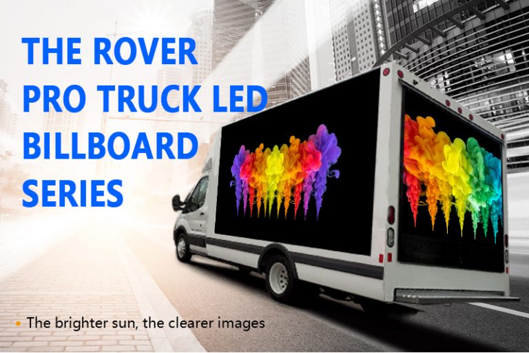 outdoor full color mobile truck led display