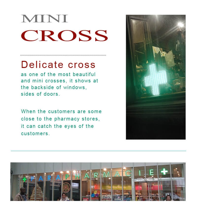 LED cross display