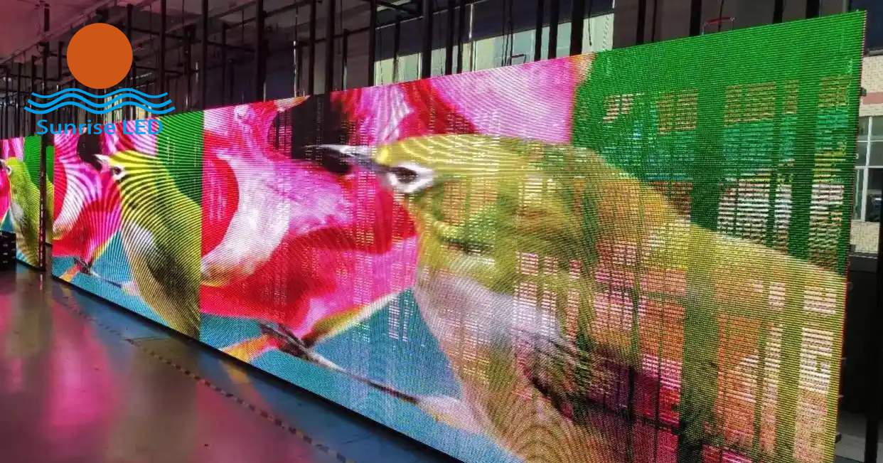 Waterproof Rental Transparent Screens